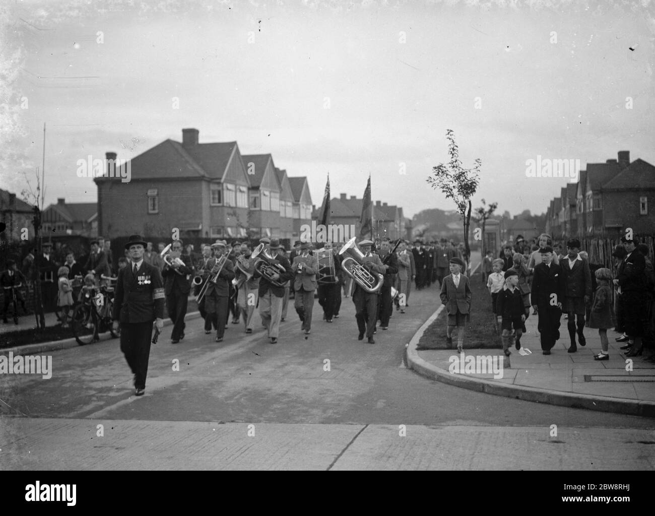 British Legion parade in Blackfen and Lamorbey , Sidcup , London . 1938 ...