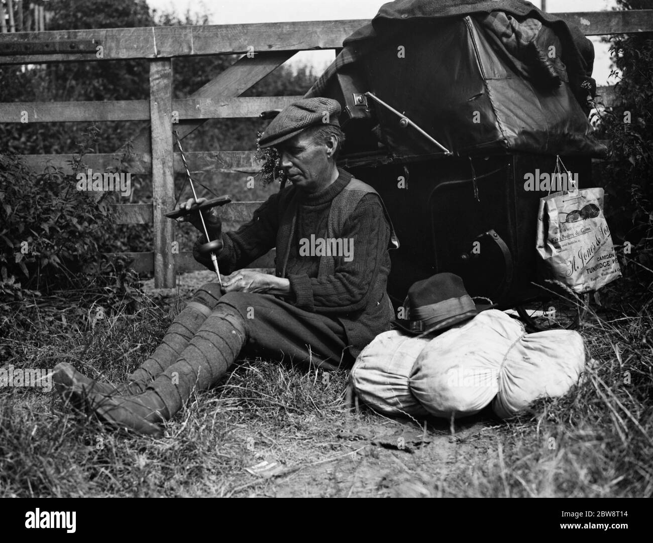 Camping tent country Black and White Stock Photos & Images - Alamy