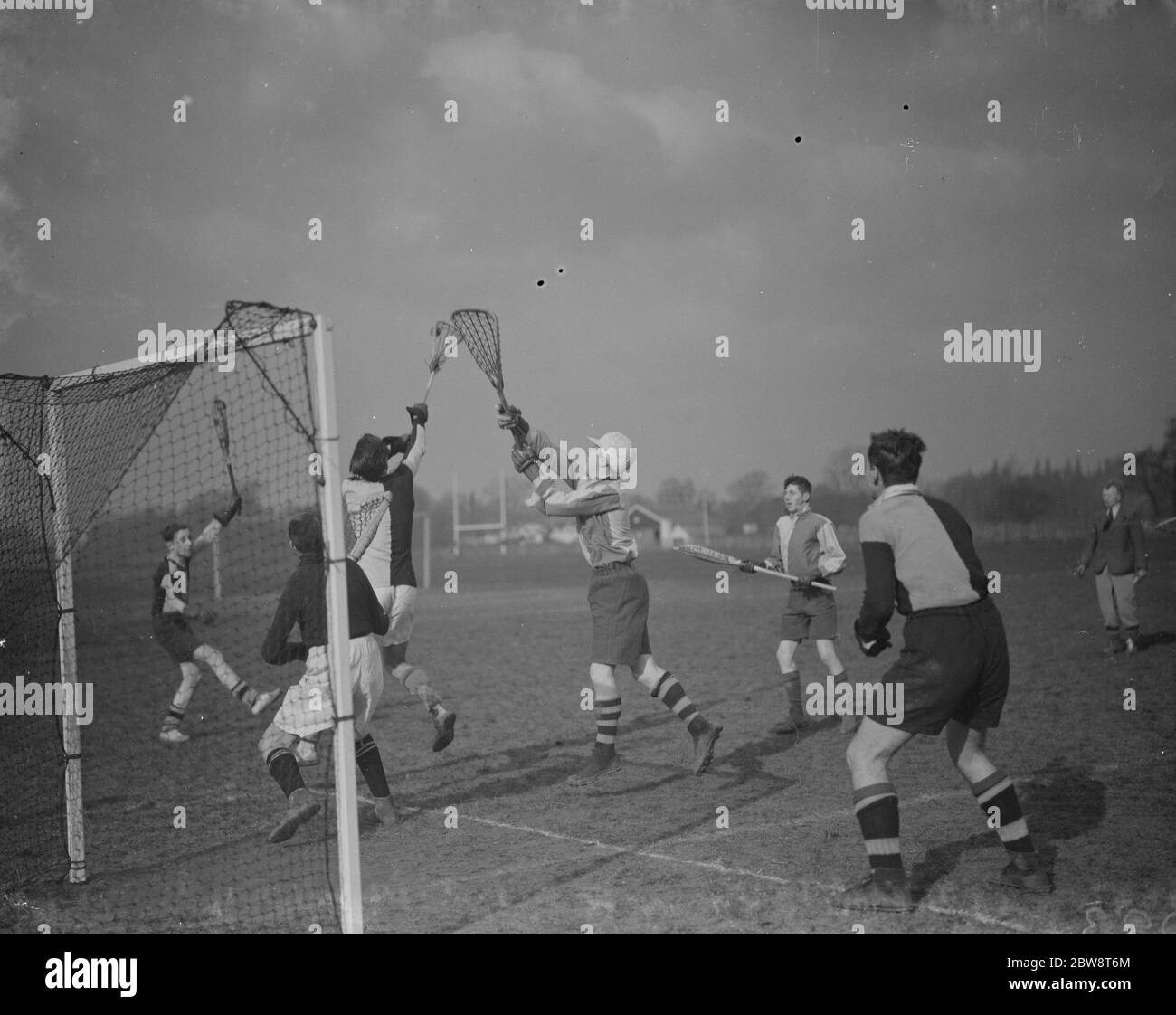 History of lacrosse hi-res stock photography and images - Alamy