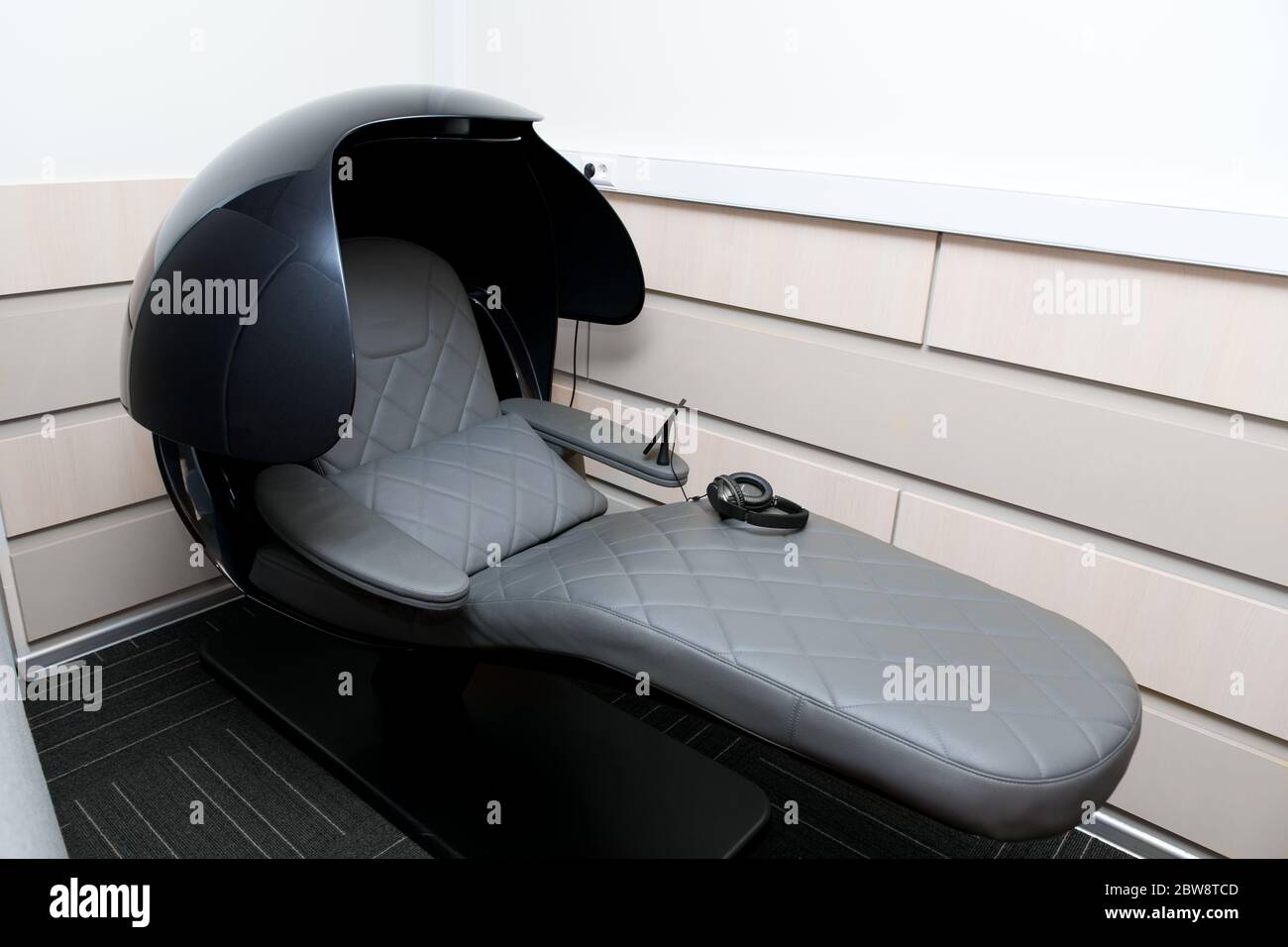 sleep capsule for office staff Stock Photo - Alamy