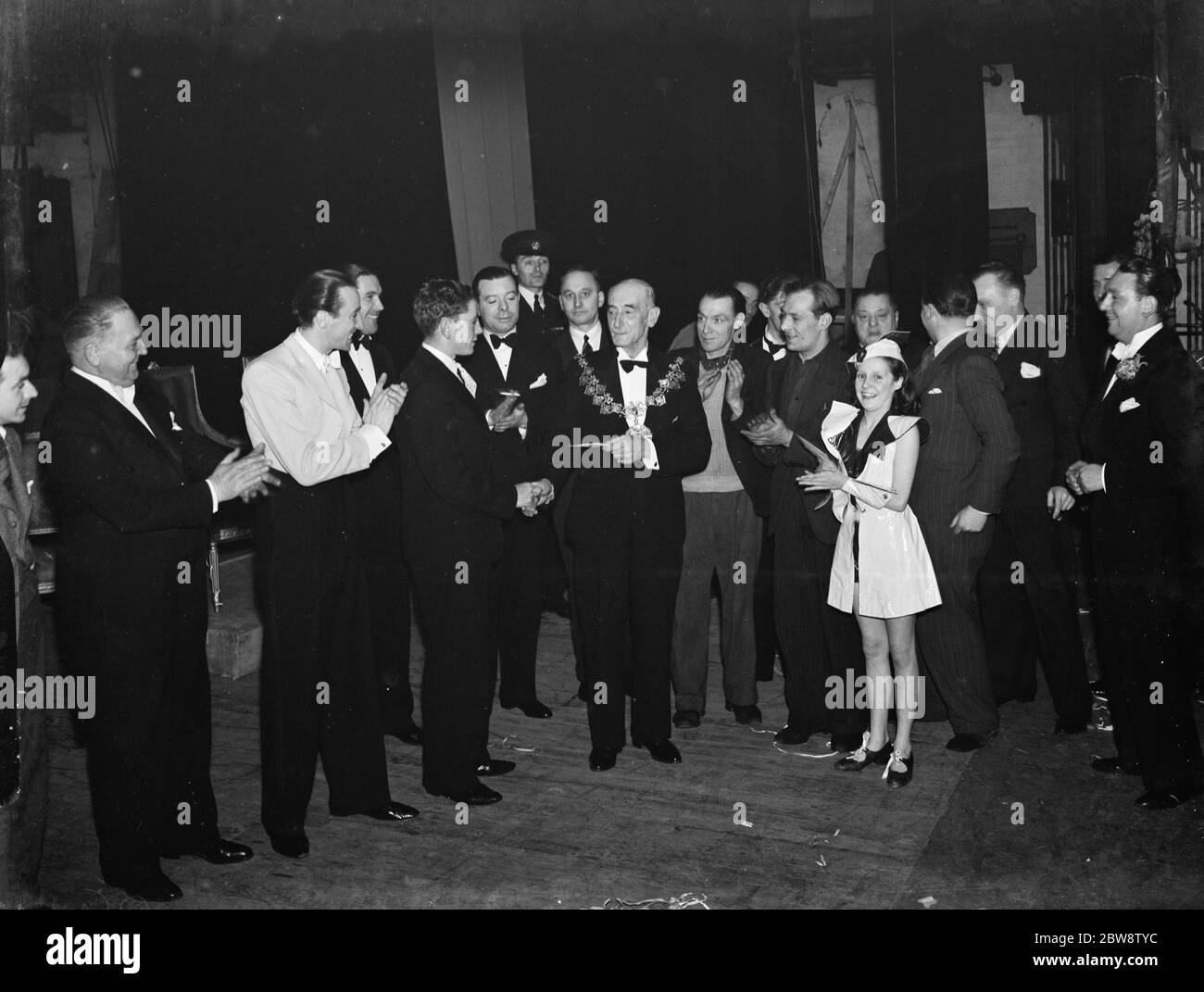 A presentation at the Lewisham hippodrome , London . 1938 Stock Photo ...