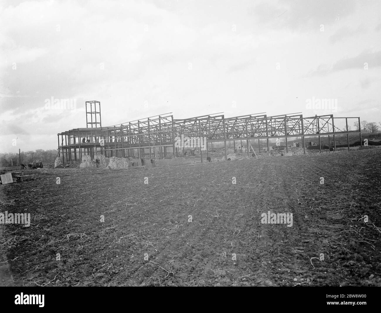 The Edward Wood Steel Works construction of the Jack Olding Ltd service ...
