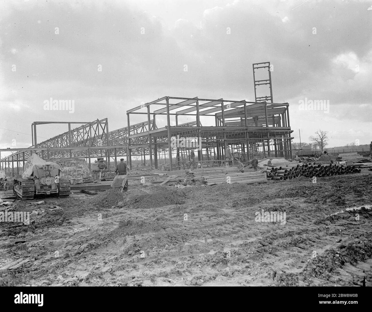 The Edward Wood Steel Works construction of the Jack Olding Ltd service ...