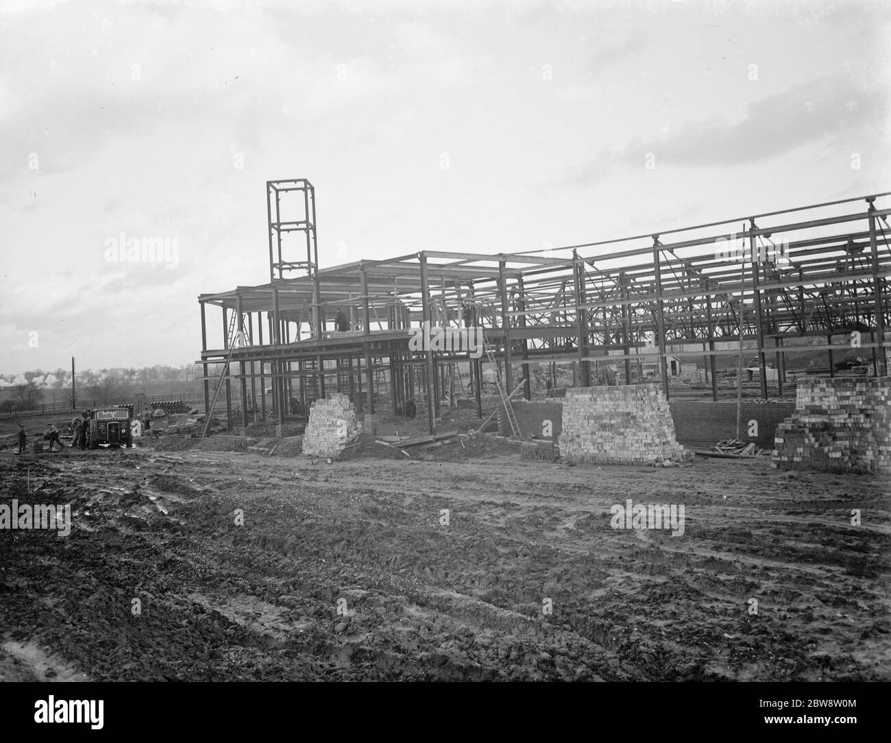The Edward Wood Steel Works construction of the Jack Olding Ltd service ...