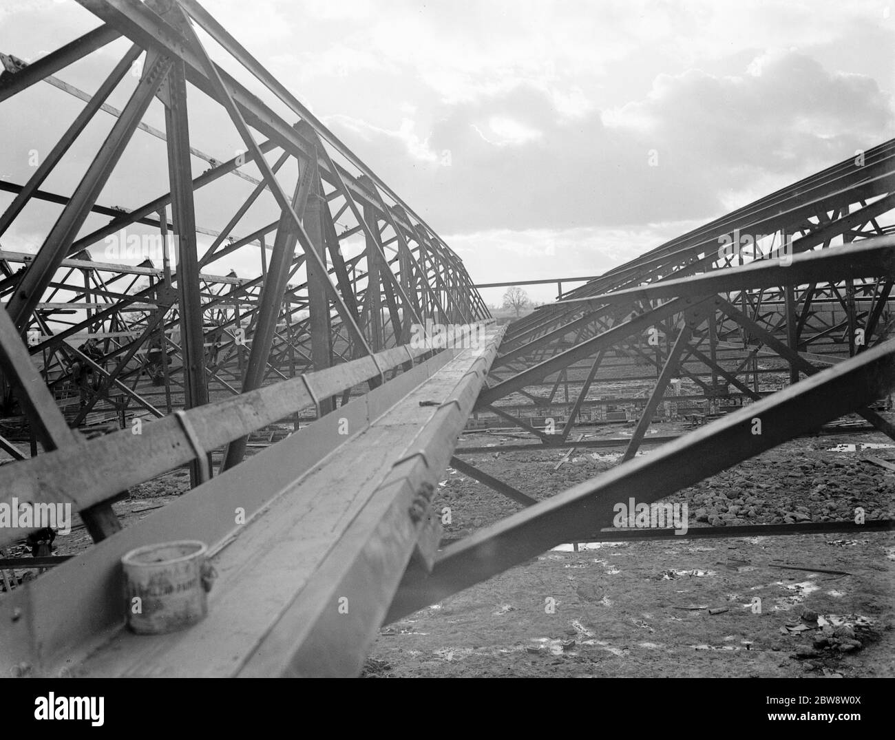 The Edward Wood Steel Works construction of the Jack Olding Ltd service ...