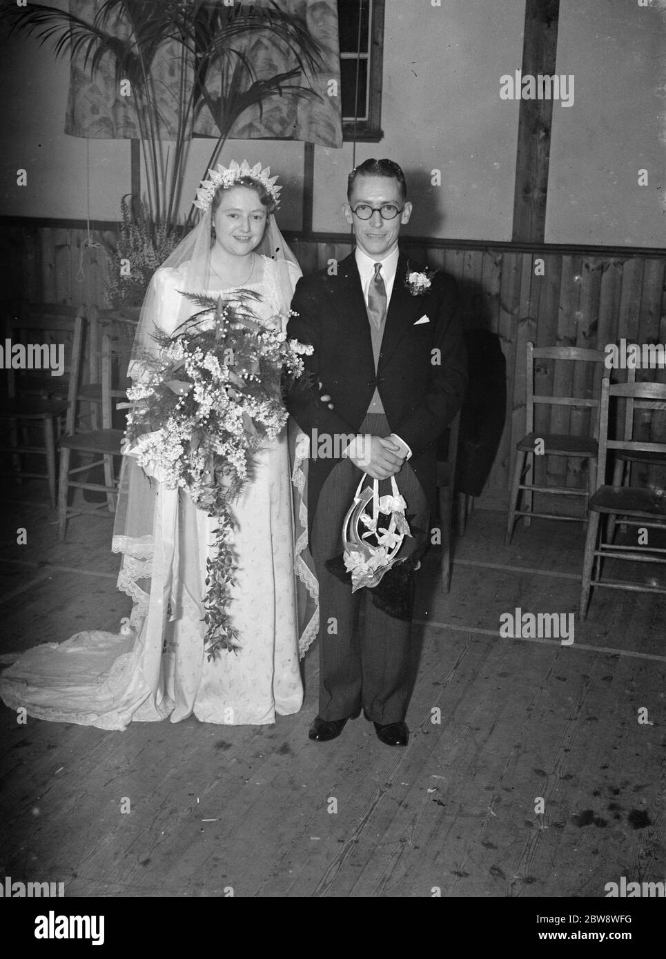 The wedding of Ronald Smallwood and Vera Mason . The bride and ...