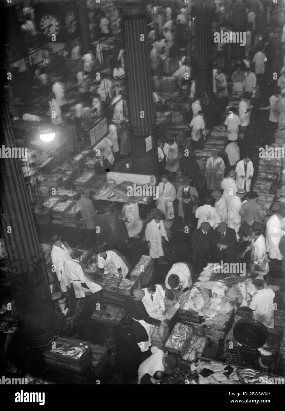 Market stalls england Black and White Stock Photos & Images - Alamy
