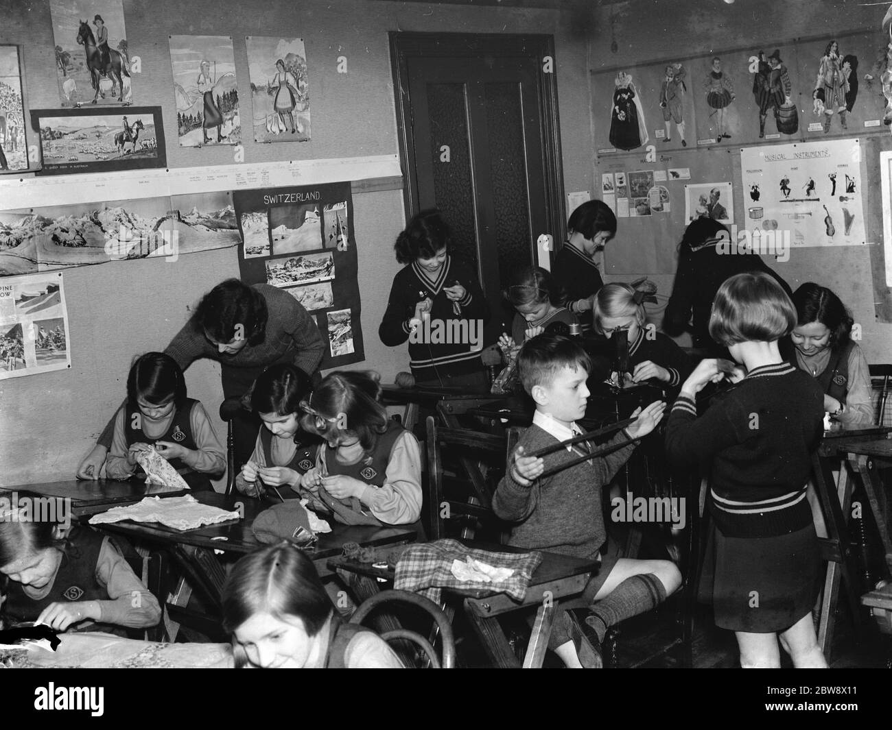 Welsh Teacher With Children High Resolution Stock Photography and ...