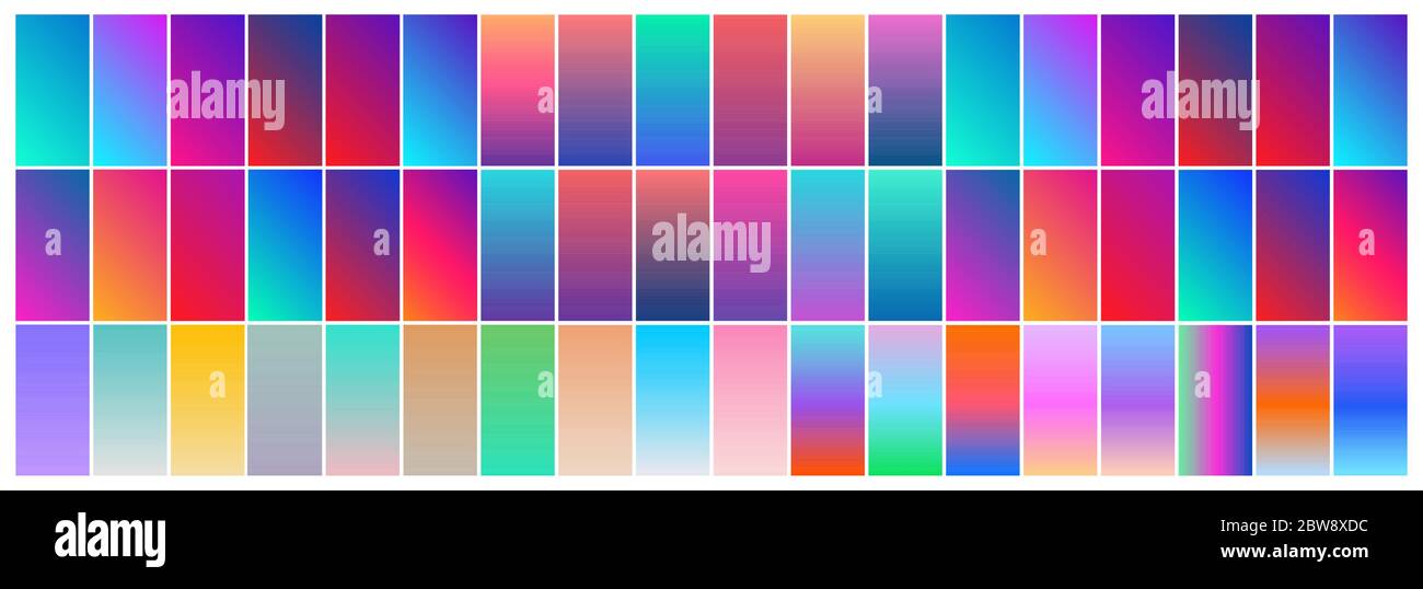 Gradient icon set Cut Out Stock Images & Pictures - Alamy
