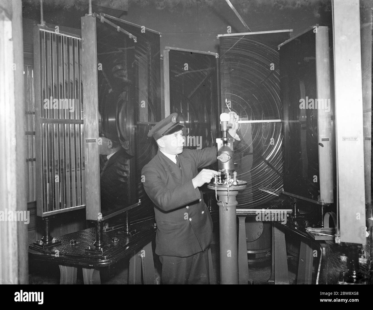 Lighthouse interior lantern room hi-res stock photography and images ...