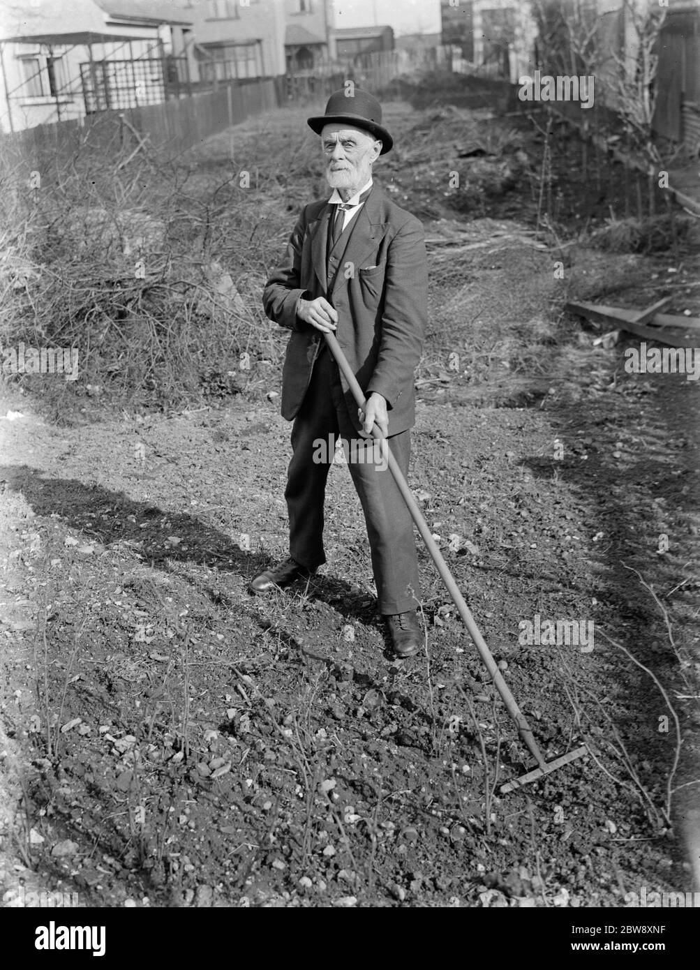 The Wooler , diamond wedding . Mr Wooler . 1937 Stock Photo - Alamy