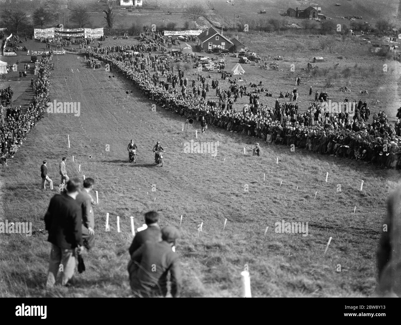 American hill climb ( Motorcycle Club Sidcup ) , Farningham . 1937 ...