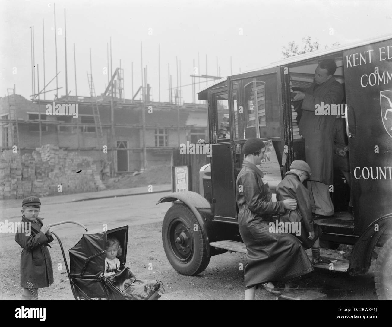 Temporary library from the Kent Education Committee in Chislehurst ...