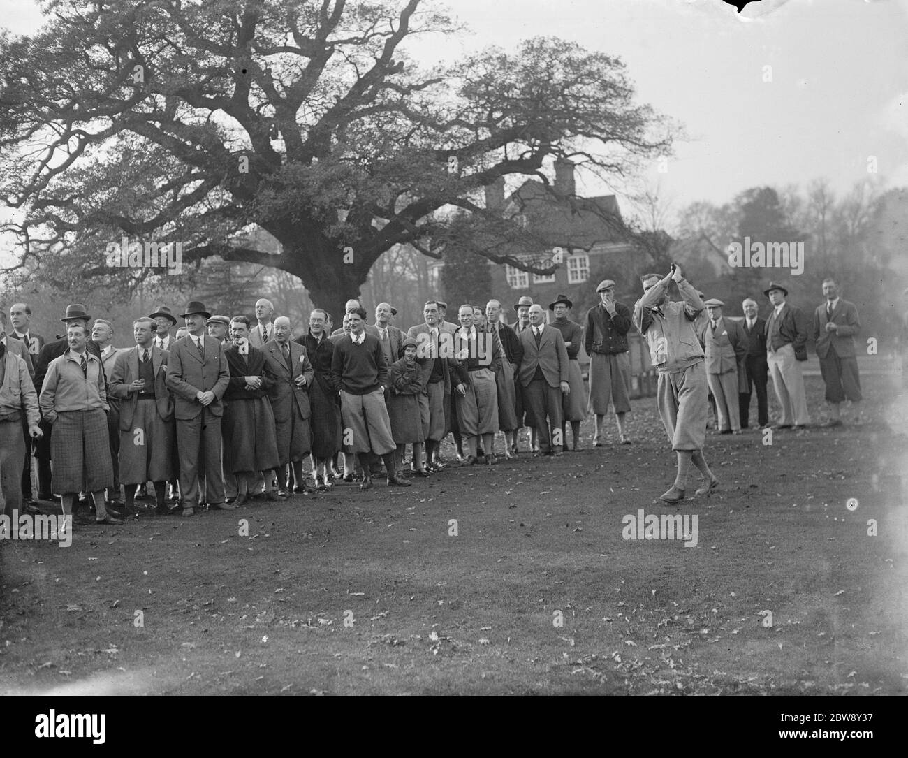 Oxford versus Cambridge golf beat at Sidcup . 1936 Stock Photo - Alamy