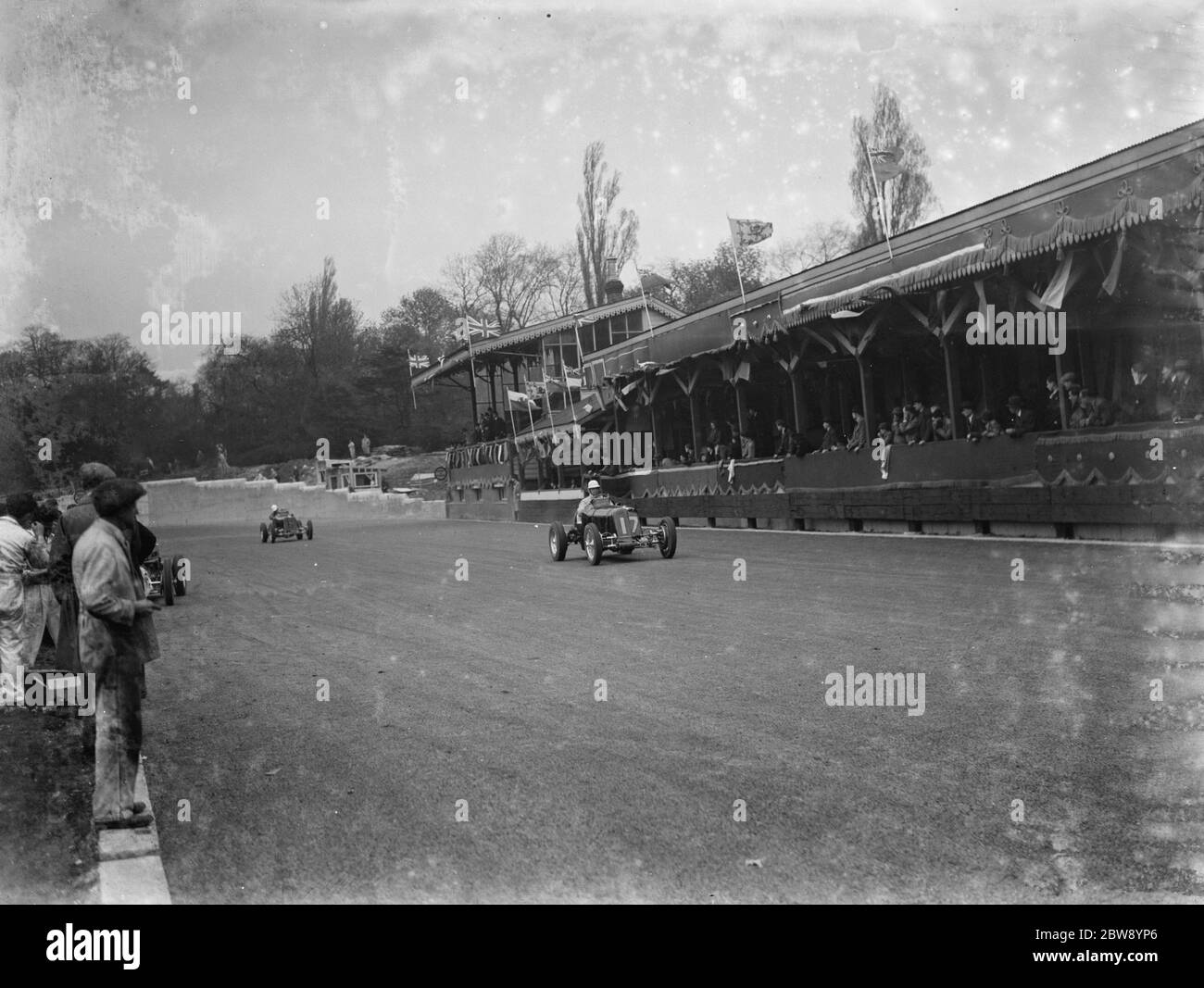 ERA Pat Fairfield and Raymond Mays at Crystal Palace . 1937 Stock Photo ...