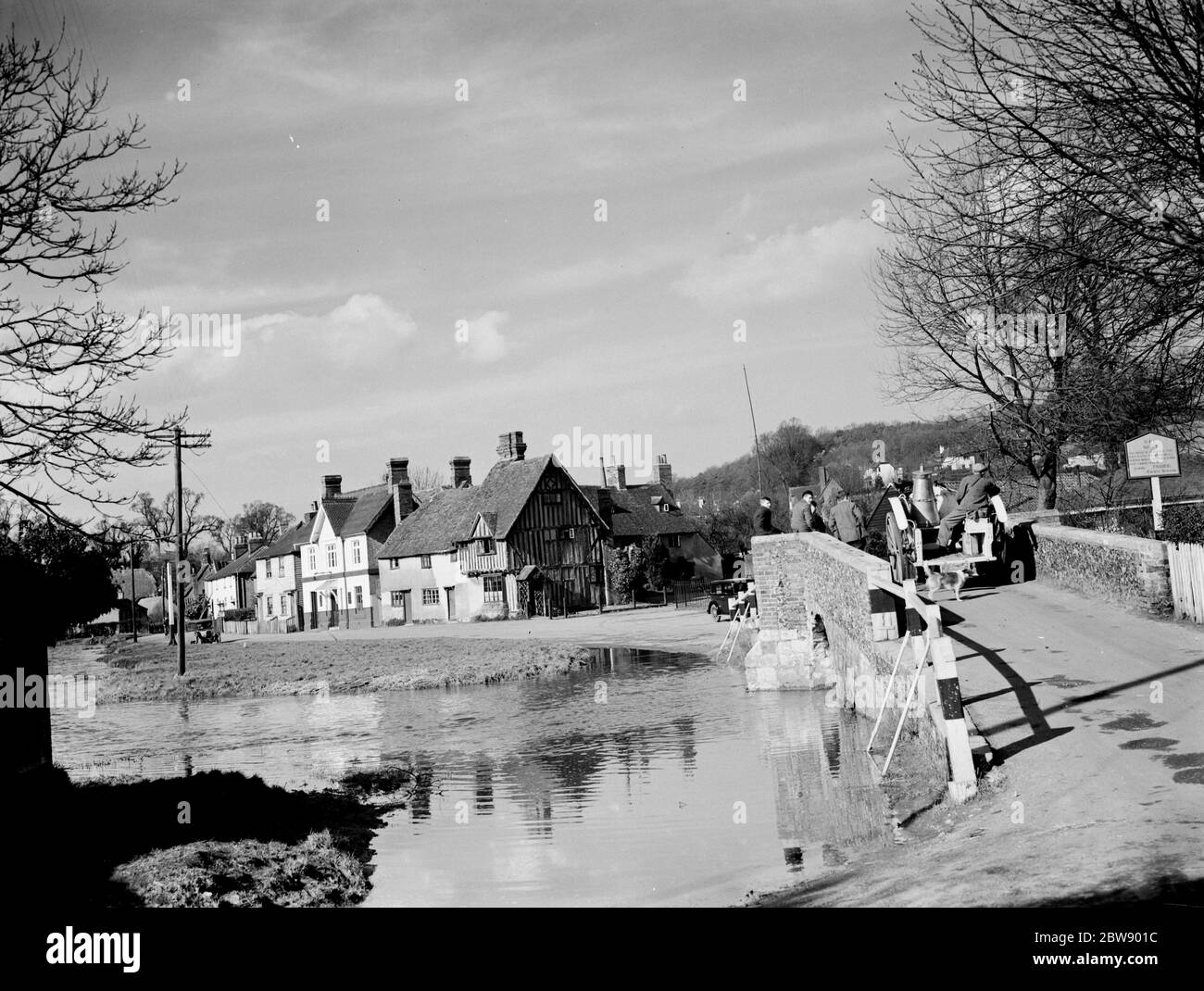 River darent eynsford Black and White Stock Photos & Images - Alamy