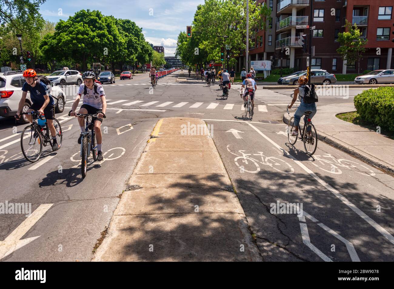 Rosemont petite patrie, montreal hi-res stock photography and images ...
