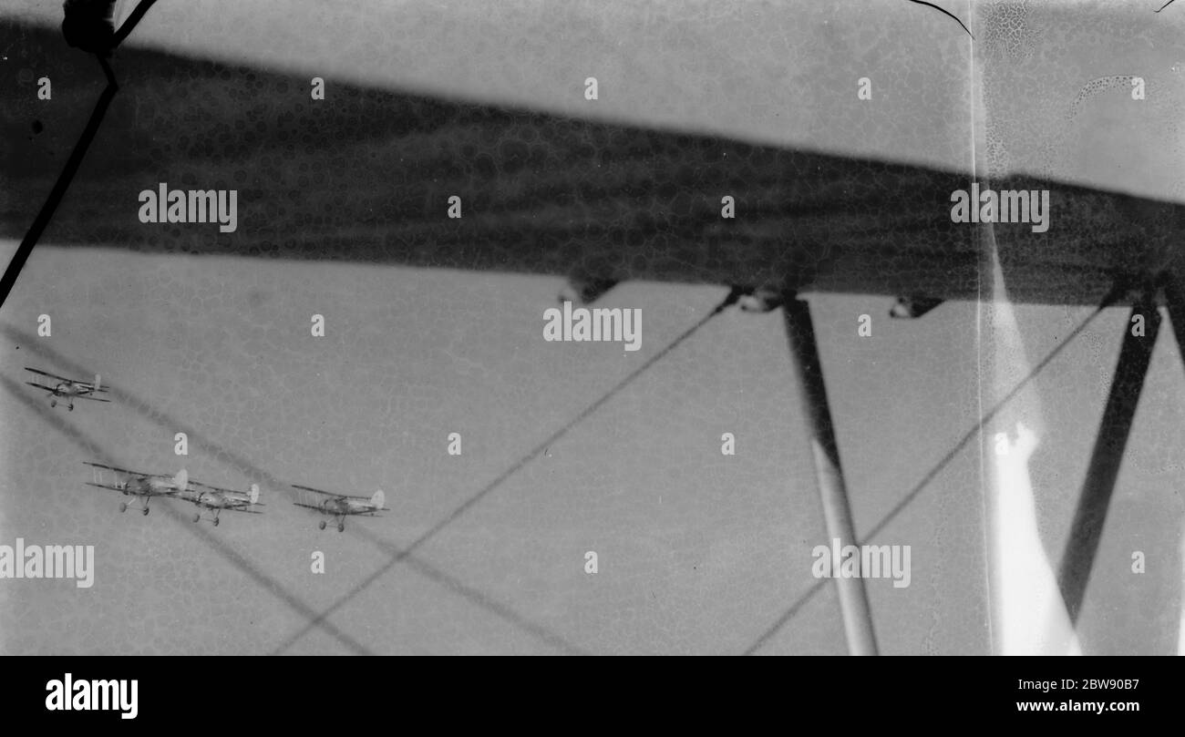 RAF Empire air day rehearsal , Biggin Hill , Kent . Pilots of 32 and 79 ...