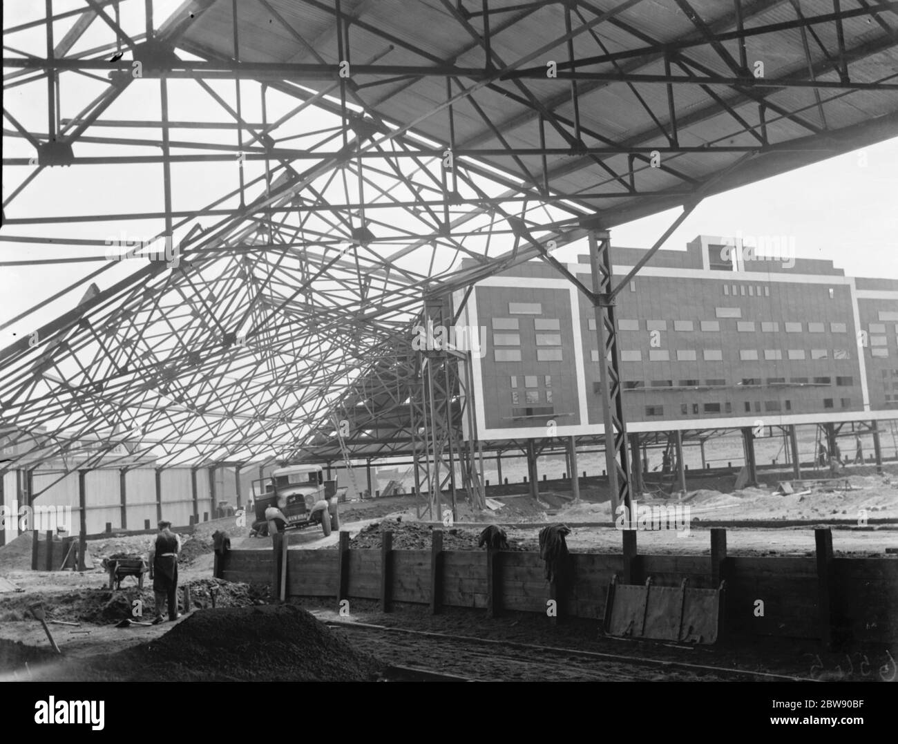 Work being done on the Crayford and Bexleyheath Greyhound Stadium in ...