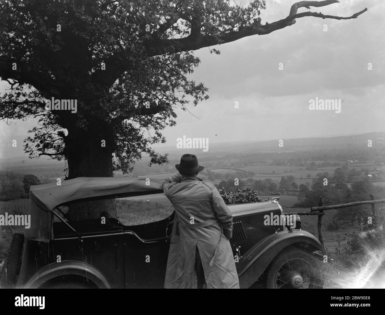 Scene at Crocken Hill , Kent . 26 May 1937 Stock Photo - Alamy