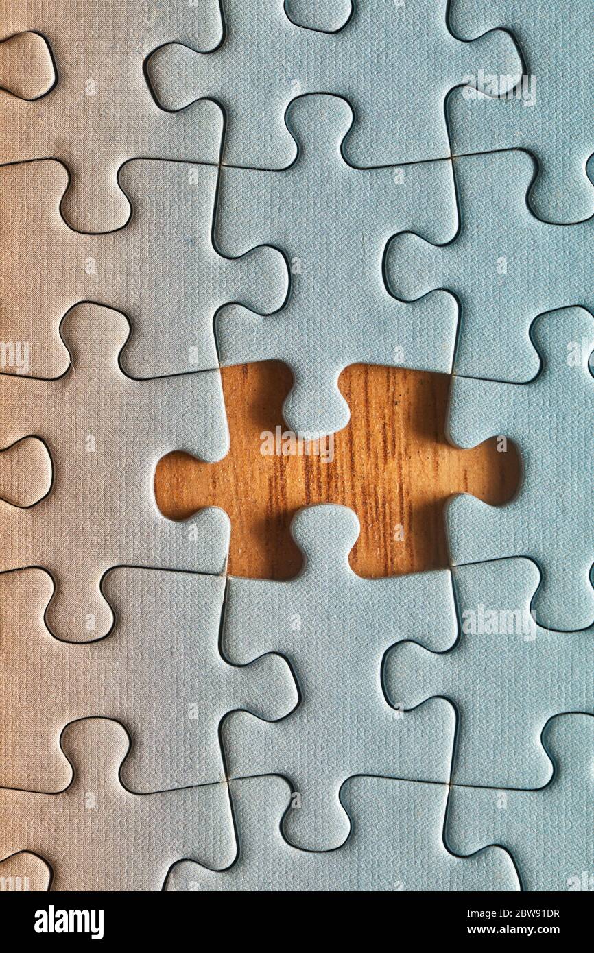 Jigsaw puzzle background, almost done Stock Photo - Alamy Jigsaw puzzle background, almost done Stock Photo - Alamy