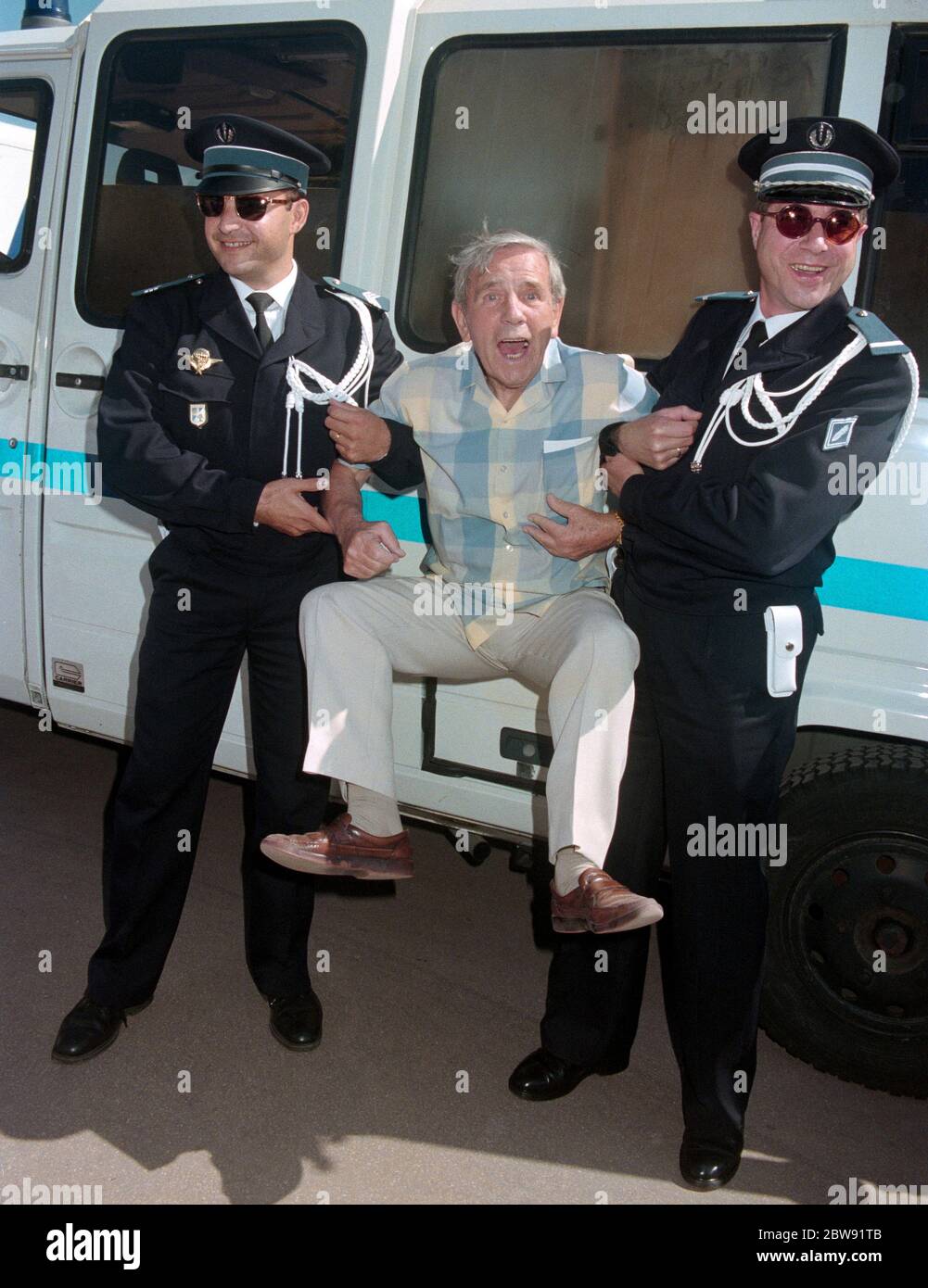 CANNES, FRANCE. May 1996: Comedian/actor Norman Wisdom at the 49th ...