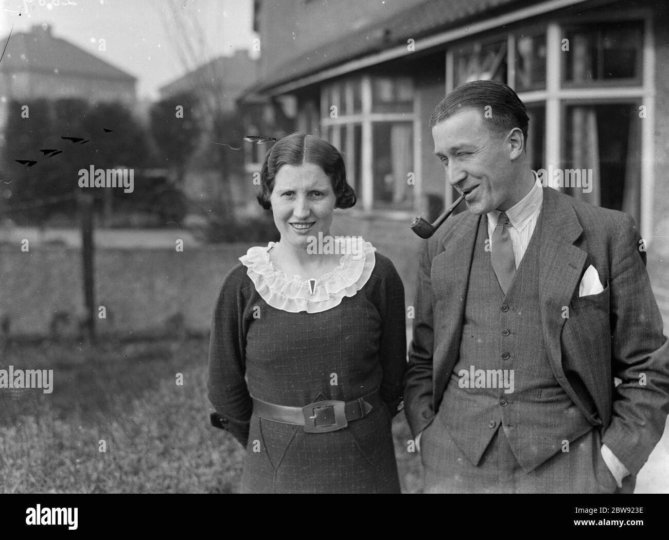 Mr and Mrs J Mapstone . 1936 Stock Photo - Alamy