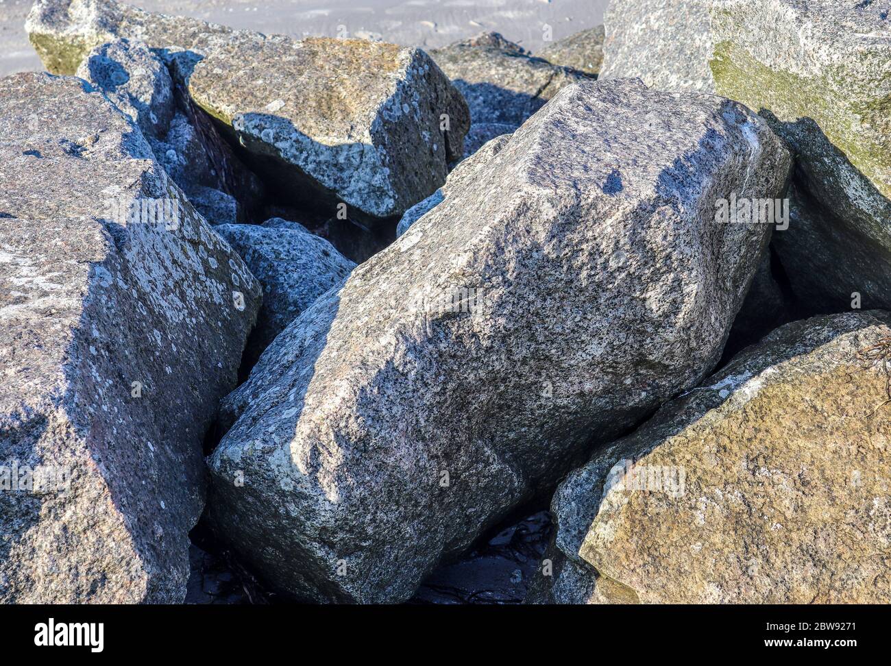 Granite stone texture in a detailed close up view in a high resolution ...