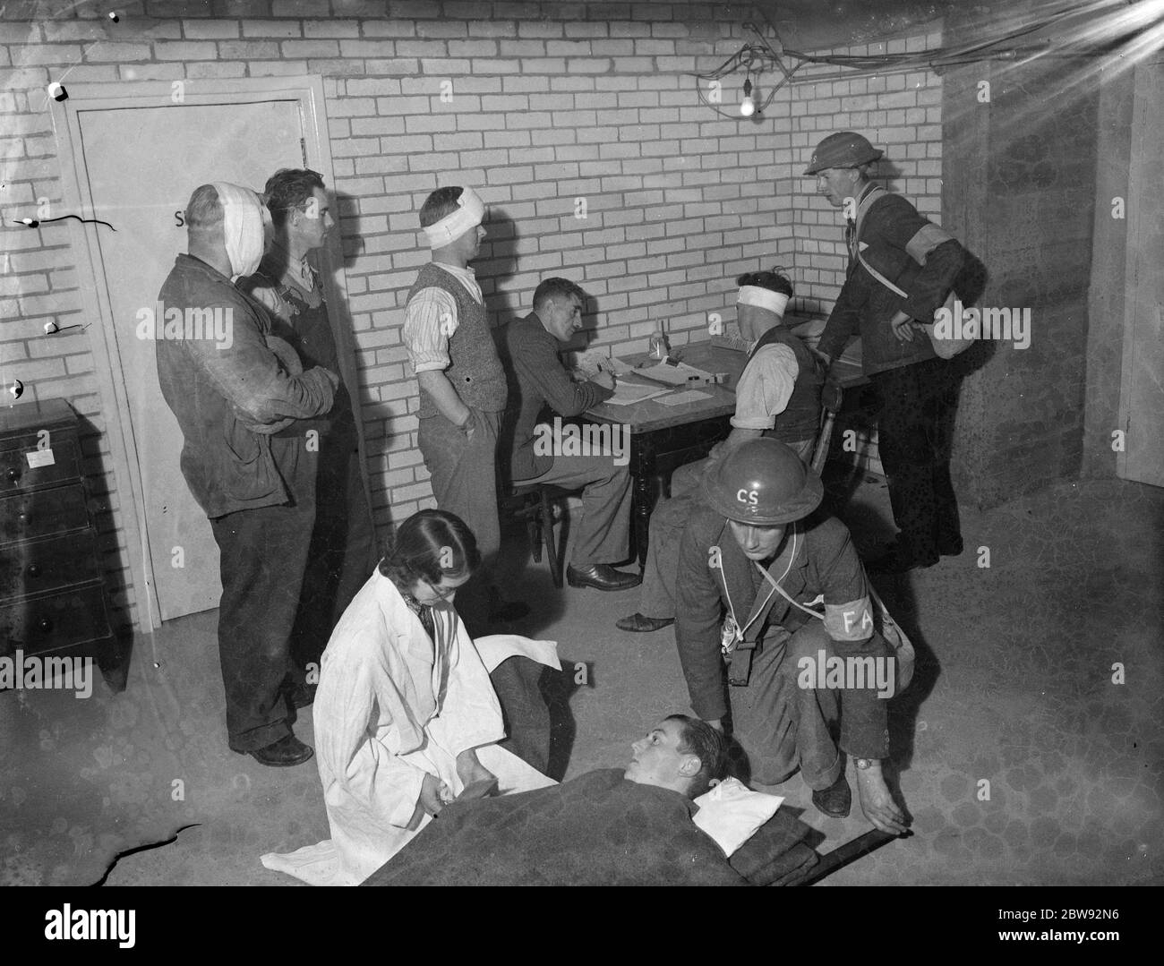 An emergency underground hospital in Erith , London . Checking out the ...