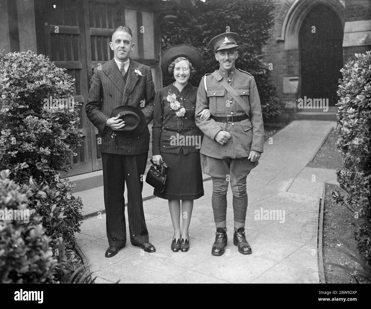 The wedding of the Lampards in Mottingham , Kent . The bride and groom ...
