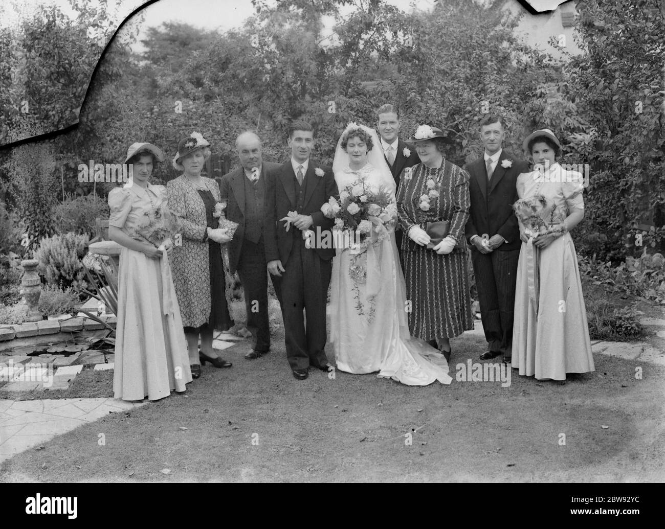 War bride group Black and White Stock Photos & Images - Alamy