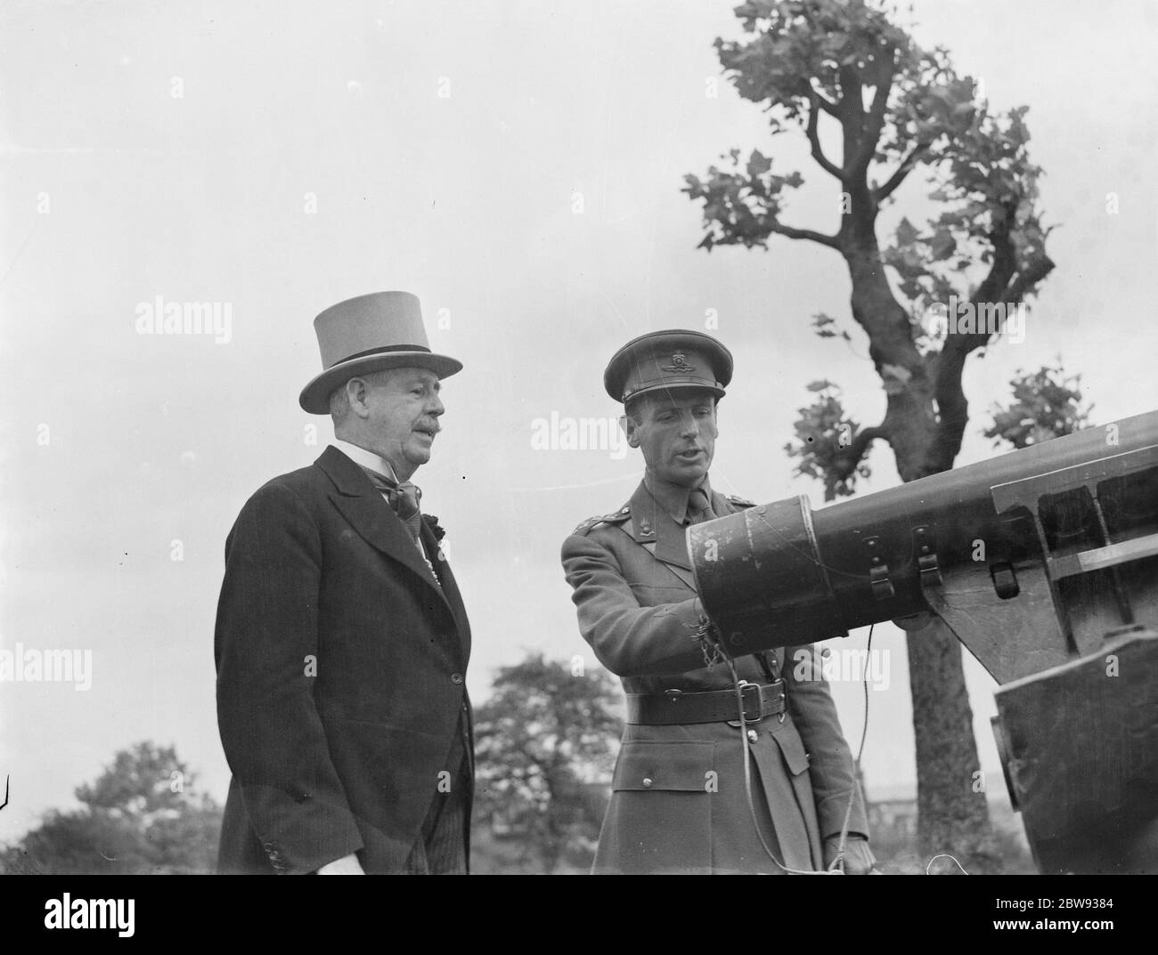The Mayor of London , Sir Frank Bowater , and his son , Captain Ian ...