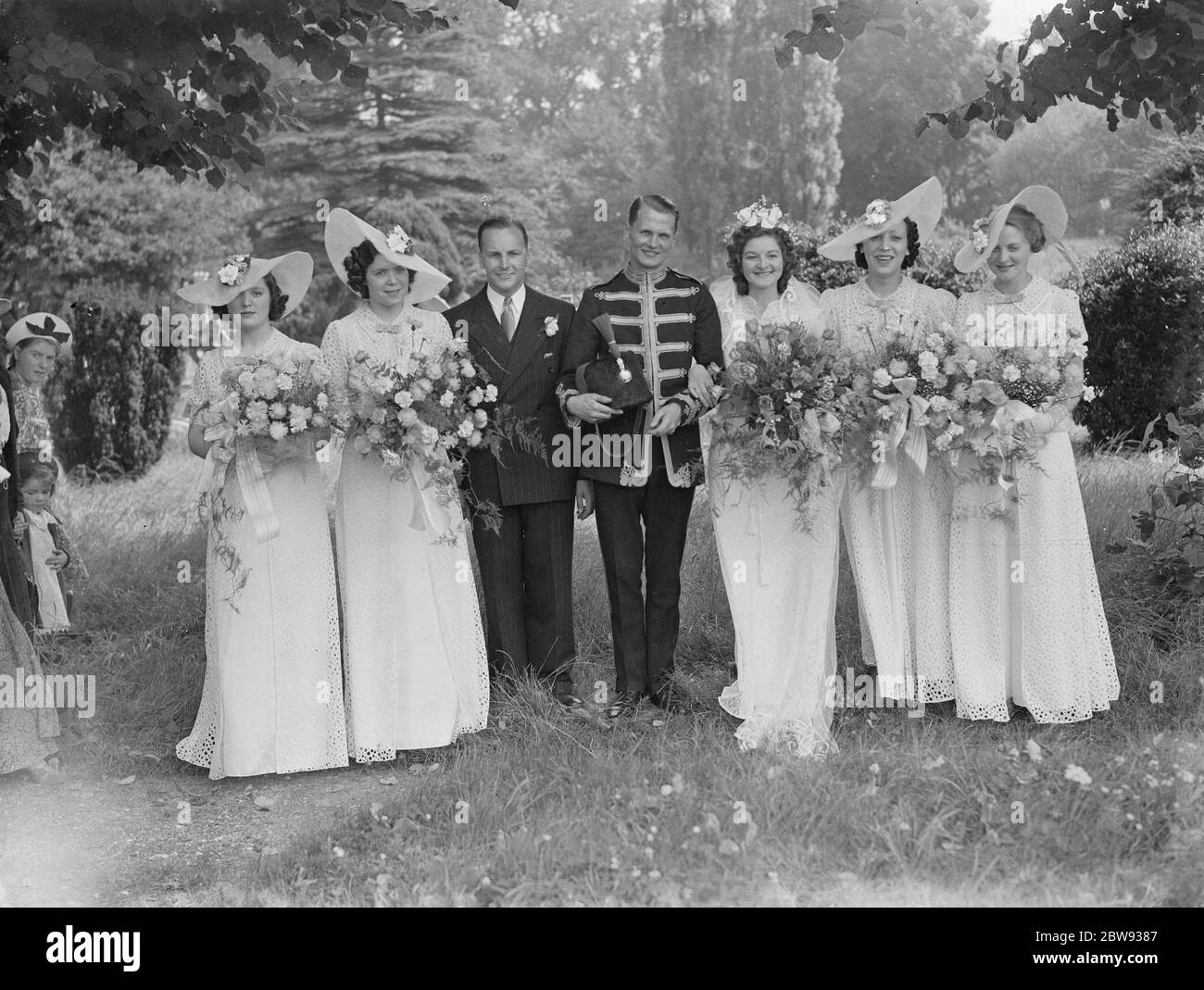 The wedding of Mr Archie Percival Laurie Batsom RA and Miss Iris Ivy ...