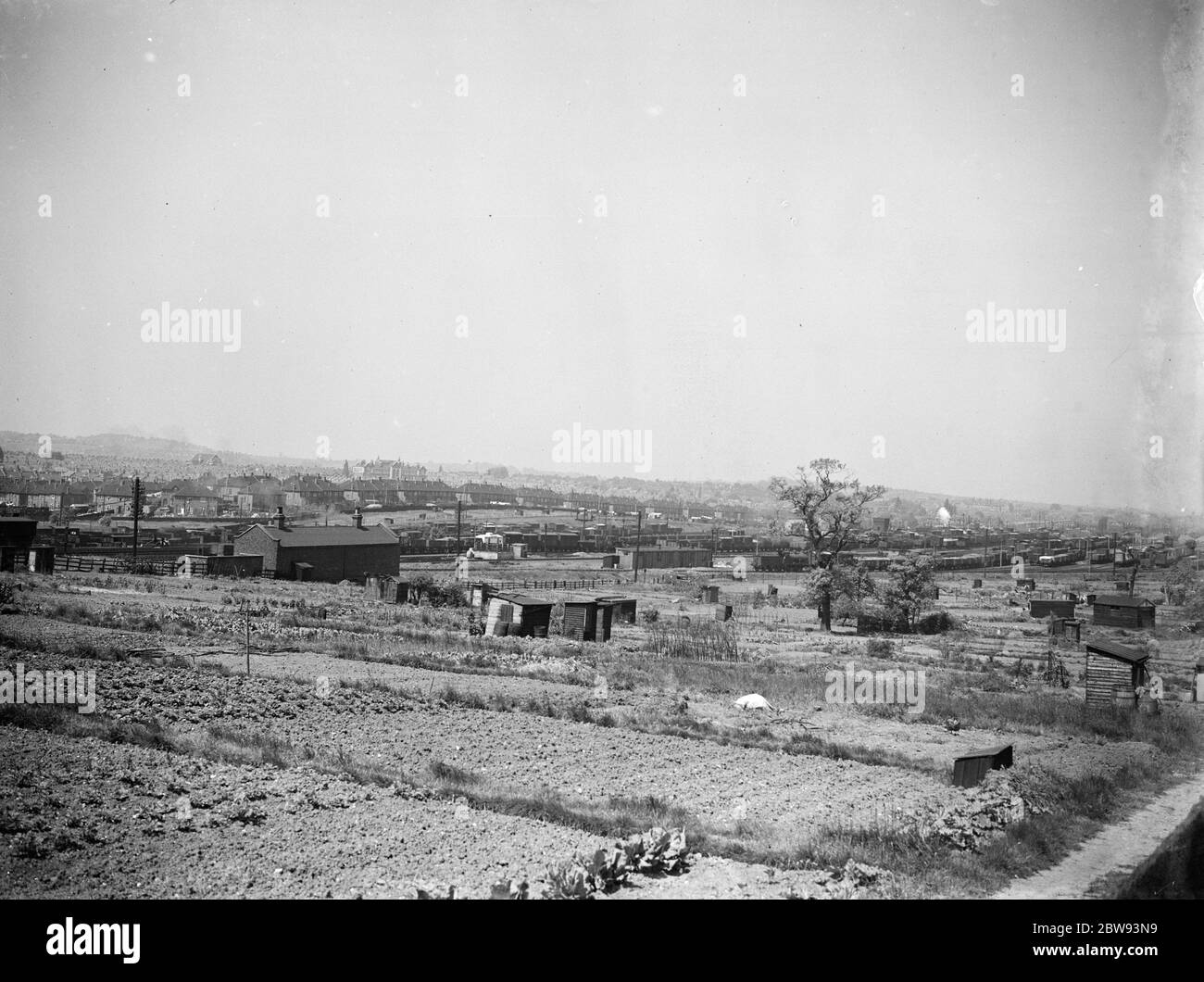 A general view of Hither Green sidings in London . 1939 Stock Photo - Alamy