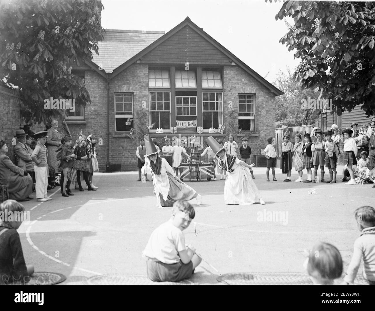 An Empire Day display at Dorset Road School in Mottingham , Kent . 24 ...