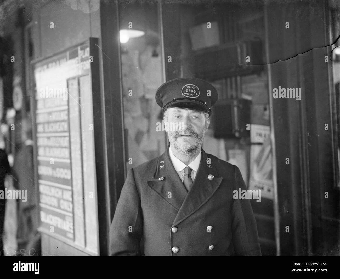 Ticket collector train hi-res stock photography and images - Alamy