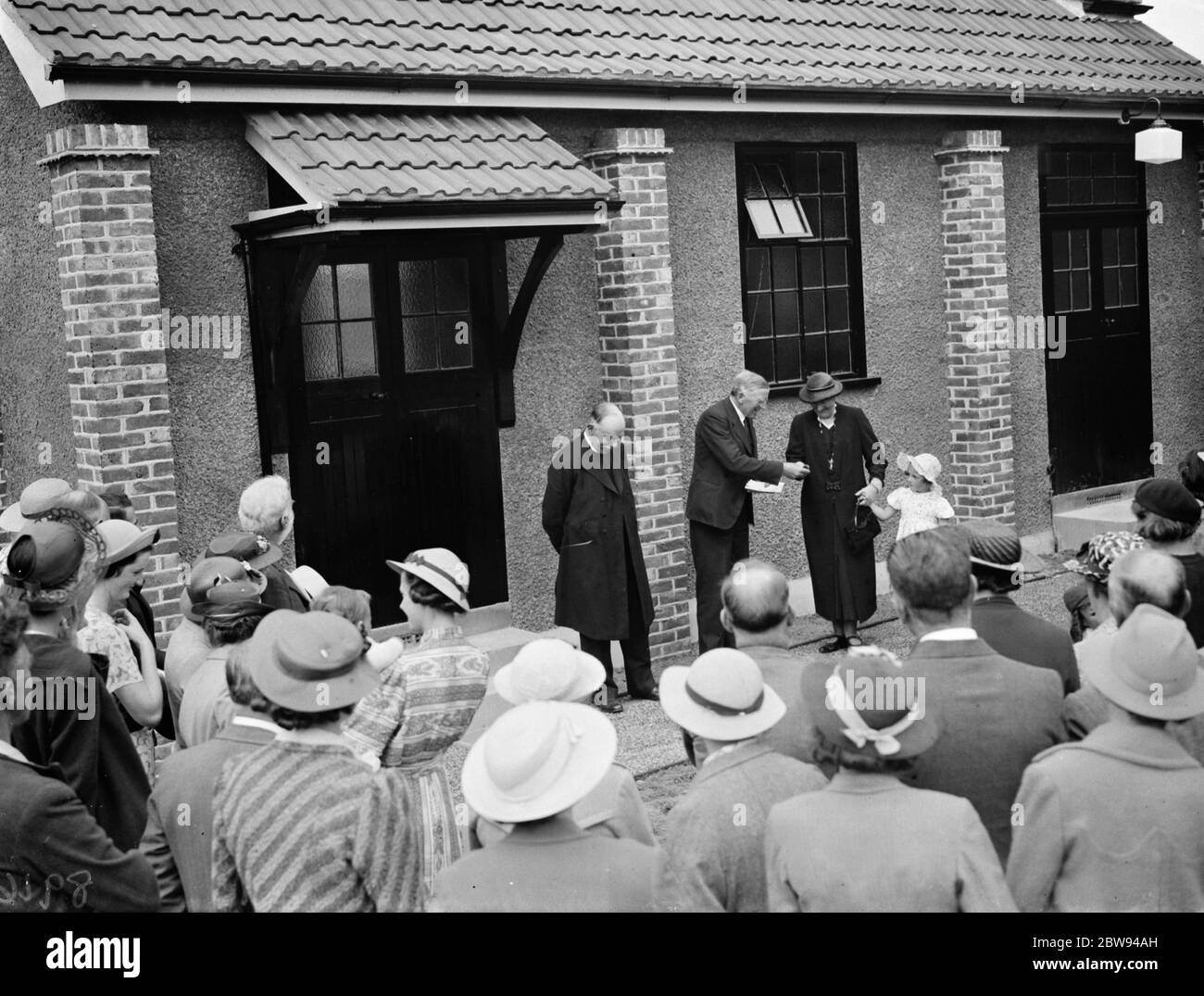 Mrs A Nash opens the new Primary Hall on Poverest Road in St Mary Cray ...