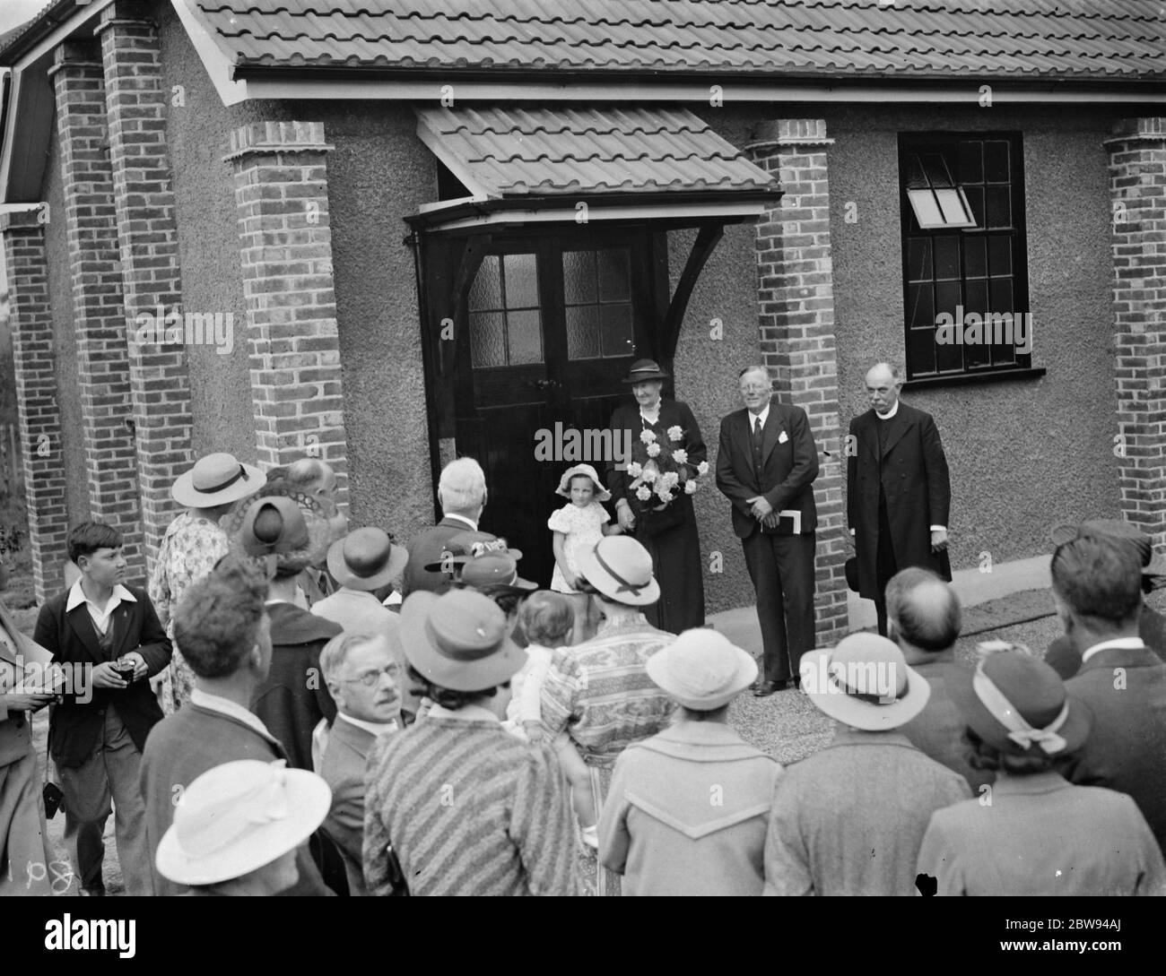 Mrs A Nash opens the new Primary Hall on Poverest Road in St Mary Cray ...