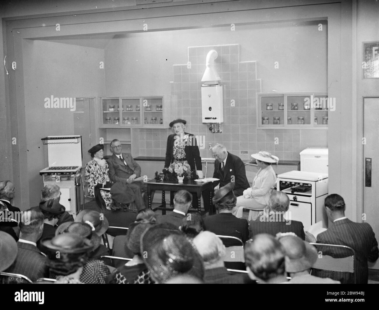 The opening of the South Metropolitan Gas Company 's new gas show room ...