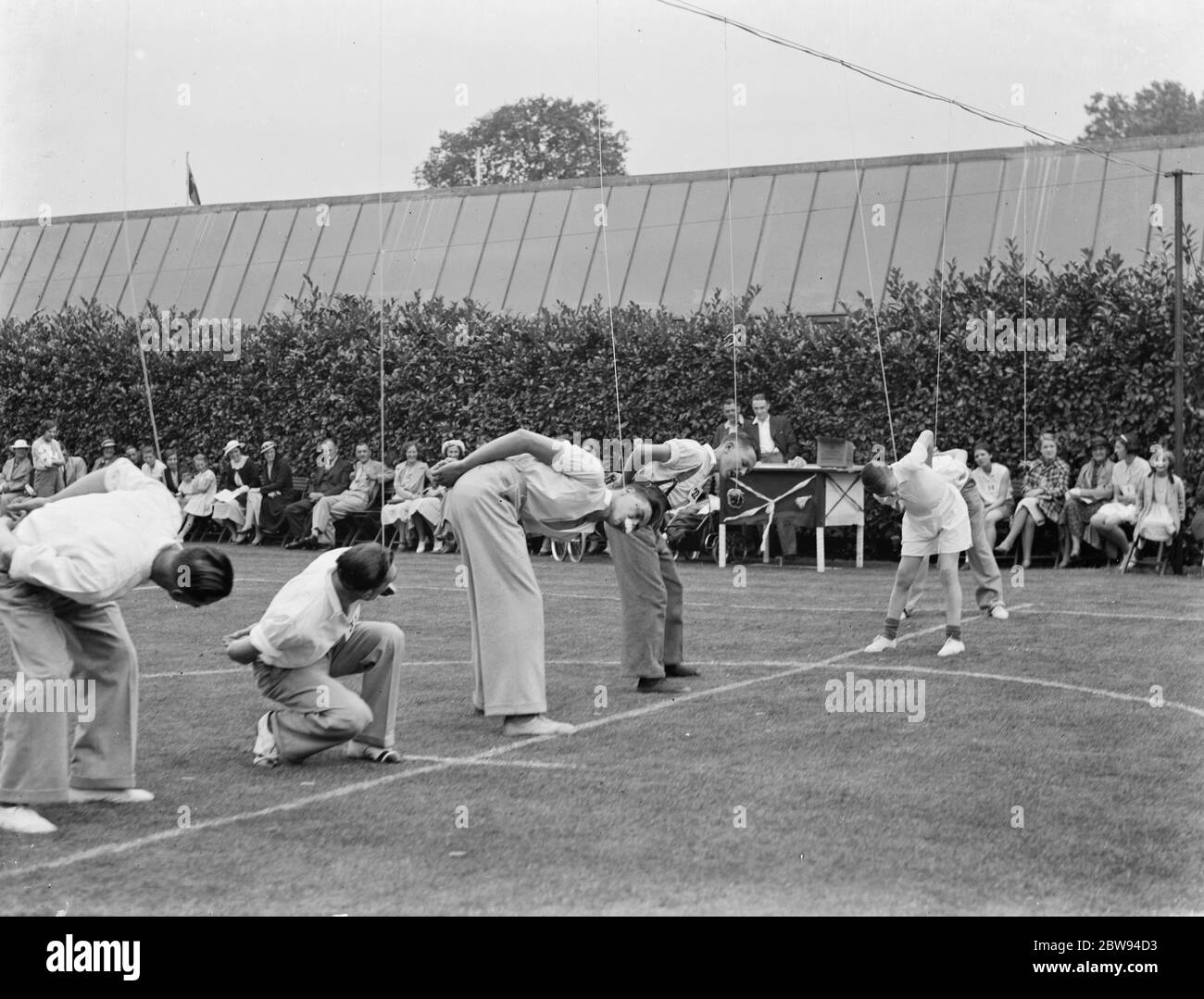 Walligraph Sports in Eltham , Kent . The no handed apple eating contest ...