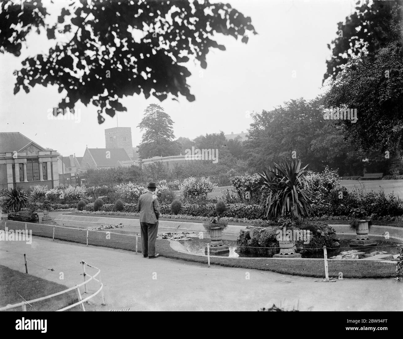 Dartford central park in Kent . 1938 Stock Photo - Alamy