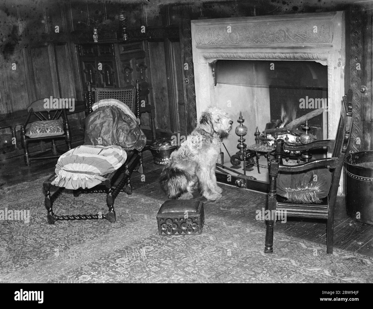 The interior of the Wheeler house in Farningham , Kent . 1936 Stock ...