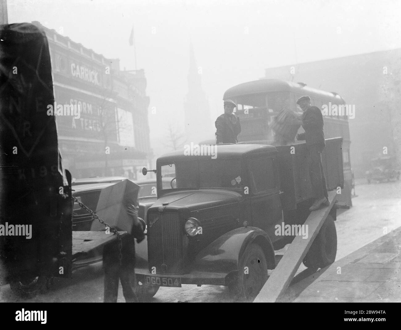 The demolition of Alhambra Theatre in the West End of London . 1936 ...
