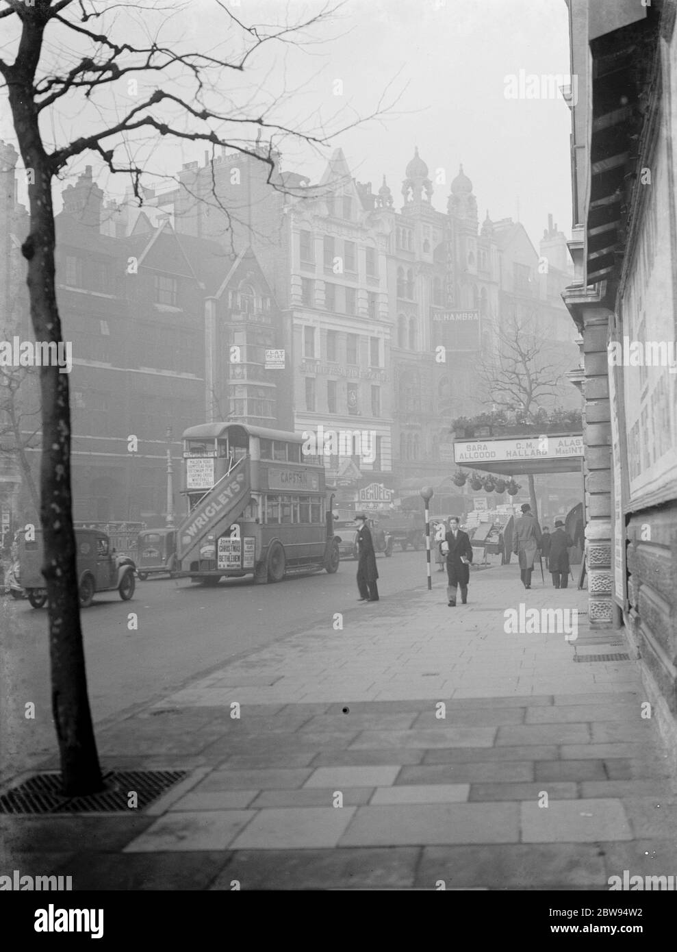 The demolition of Alhambra Theatre in the West End of London . 1936 ...