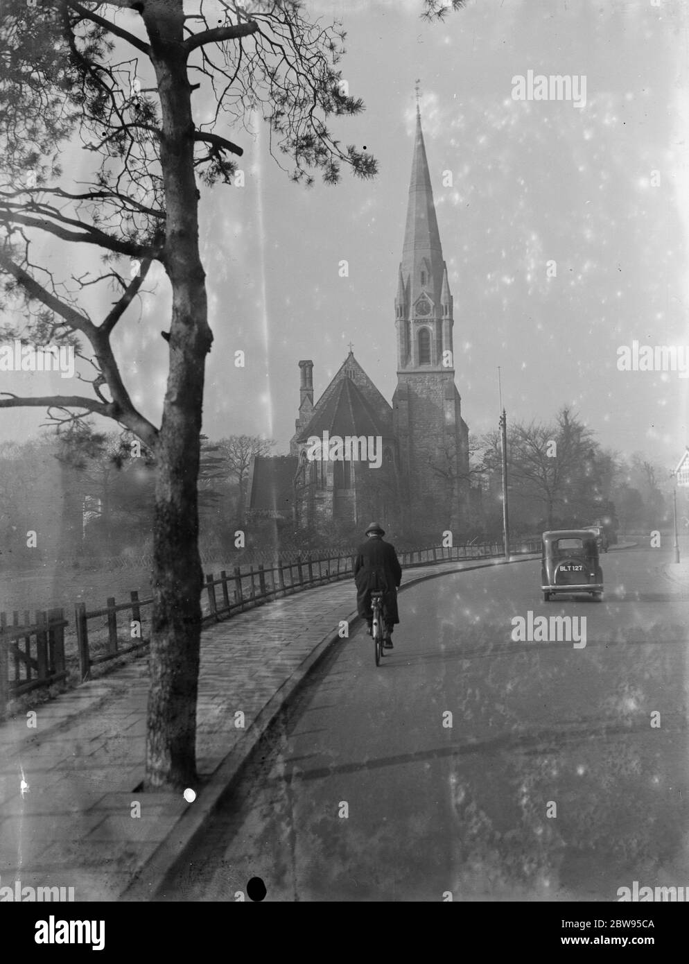 An exterior view of St John the Evangelist church in Bexley , London ...