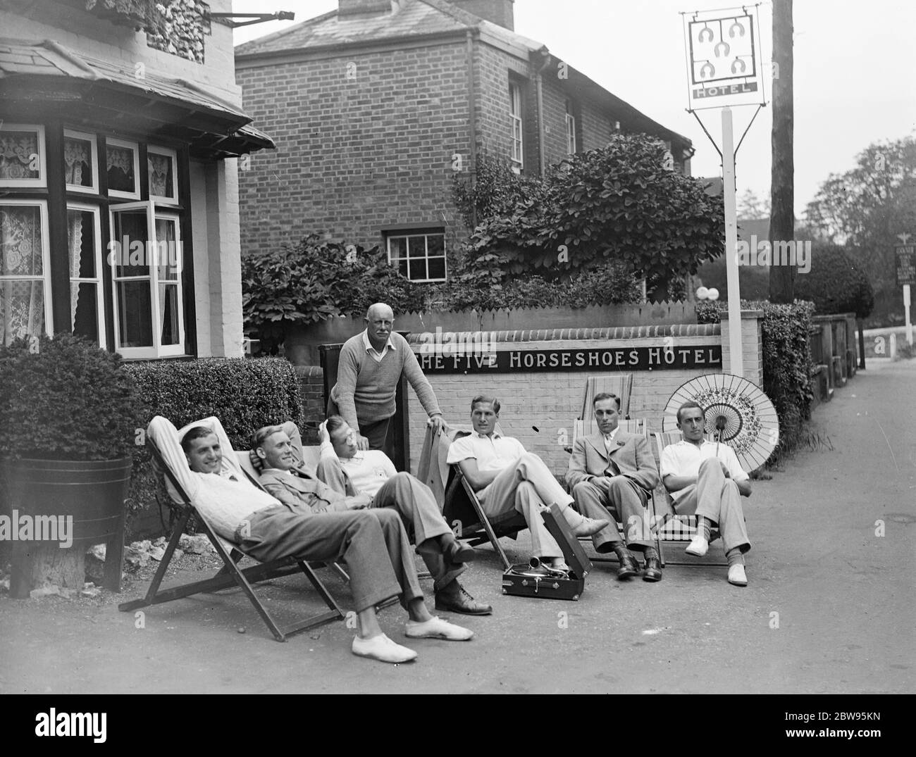 German Olympic rowing team at Henley . The German Olympic rowing team ...