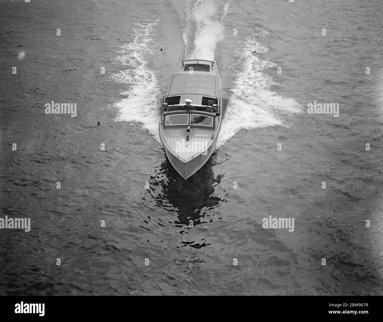 Thames taxi service boat has full course speed trial on Thames . The ...