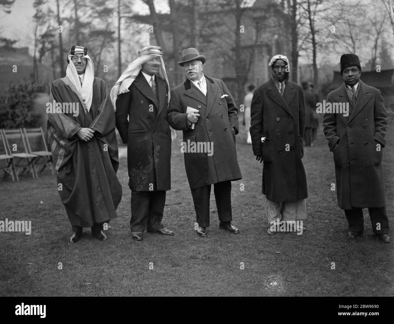 Mohammedans in England celebrate end of Ramadan Fast at Woking . The ...