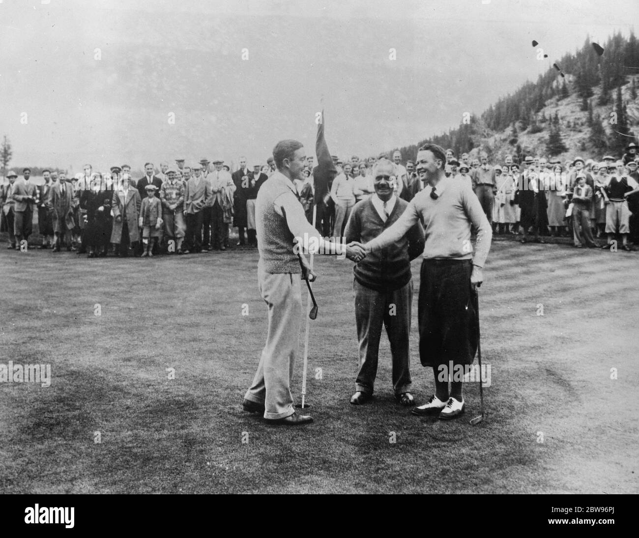 Winner of Prince of Wales golf trophy at Banff Springs , Canada . Mr W ...