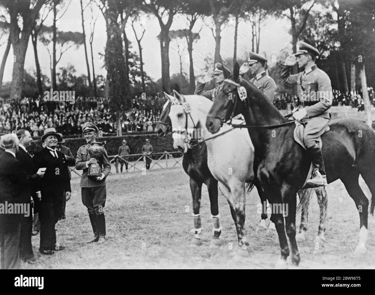 Mussolini horse hi-res stock photography and images - Alamy